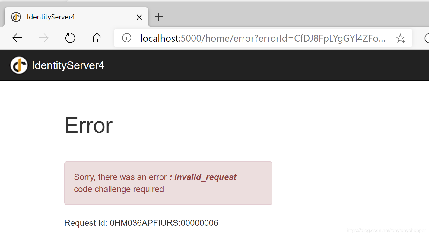 IdentityServer4填坑(3) - Hybird Flow_code challenge required-CSDN博客