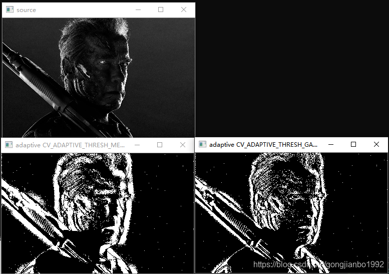 OpenCV3学习笔记（5）：阈值化操作，threshold()和adaptiveThreshold()_images.threshold(img,150 ,255 ,"binary ...