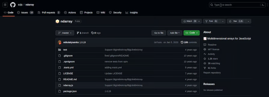 5个最流行的JavaScript矩阵计算库_numjs-CSDN博客