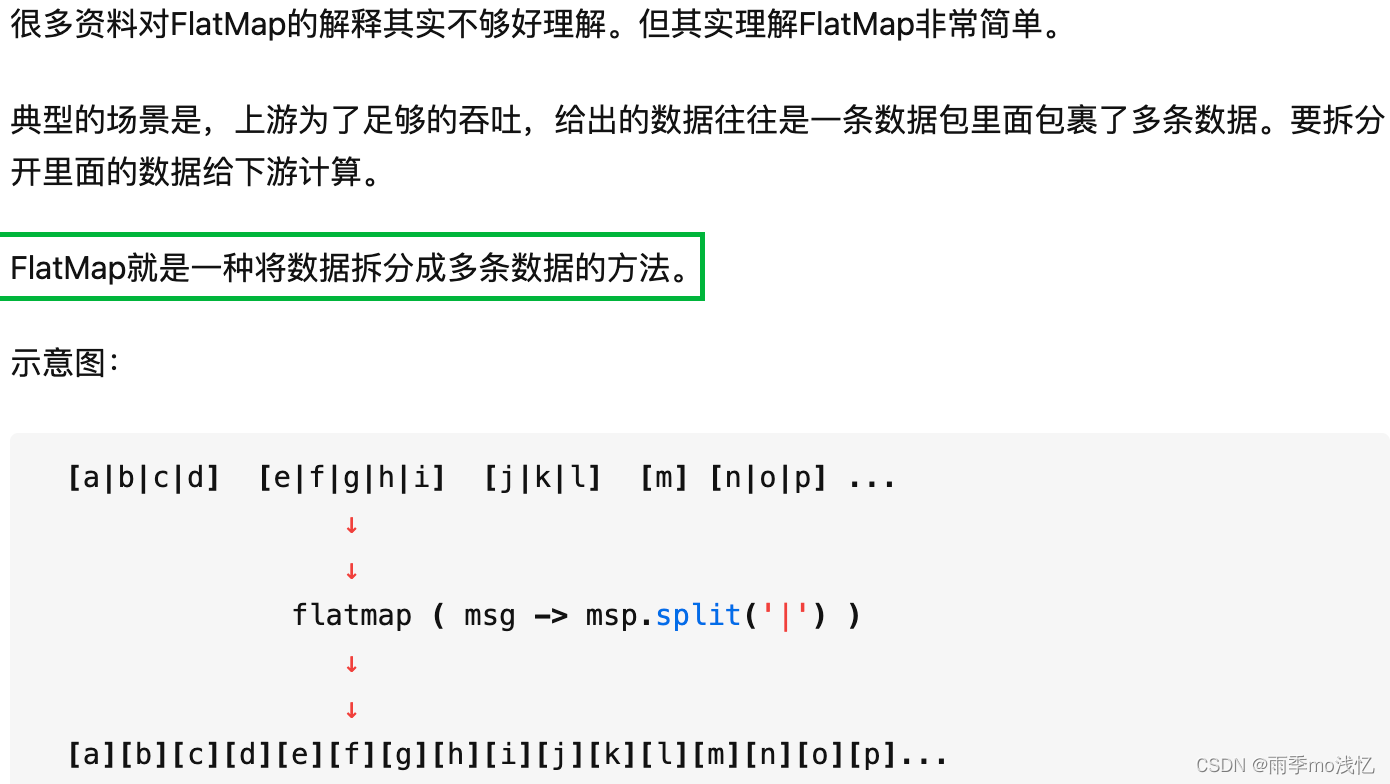 使用 flatMap 进行扁平化映像处理数据_flatmap(line offset,t)-CSDN博客