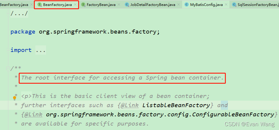 BeanFactory和FactoryBean区别-CSDN博客