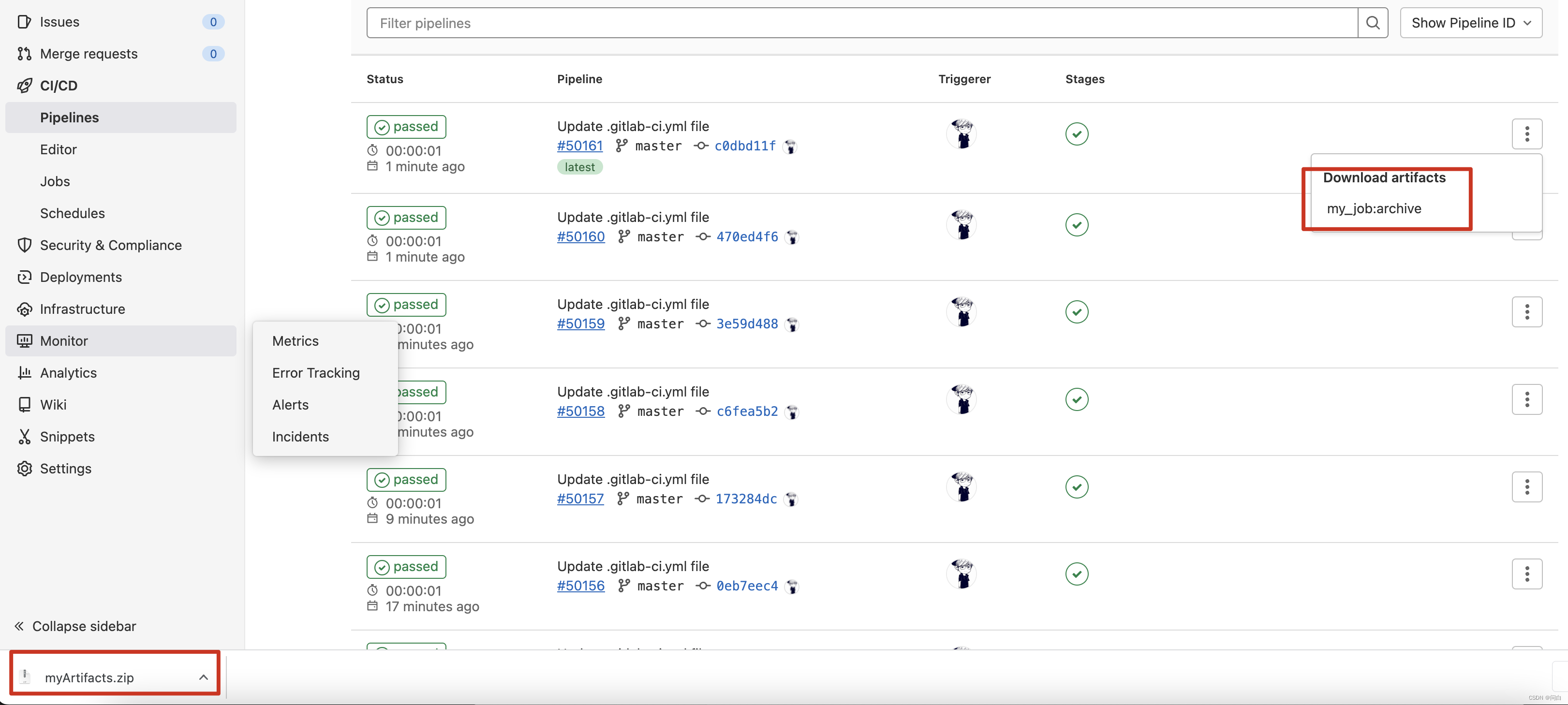 gitlab-ci.yml关键字（四）allow_failure 、artifacts 、cache_gitlab-ci.yml artifacts-CSDN博客