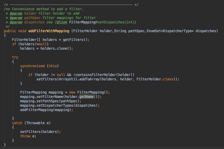 Jetty9源码剖析 - Handler组件 - ServletHandler_servlet中的handler是干什么用的?-CSDN博客