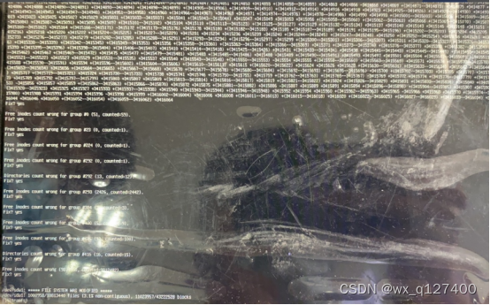 硬盘问题导致无法开机_fsck -y-CSDN博客