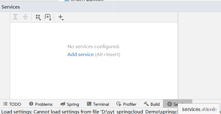 在springboot项目中显示Services面板的方法_idea springboot service-CSDN博客