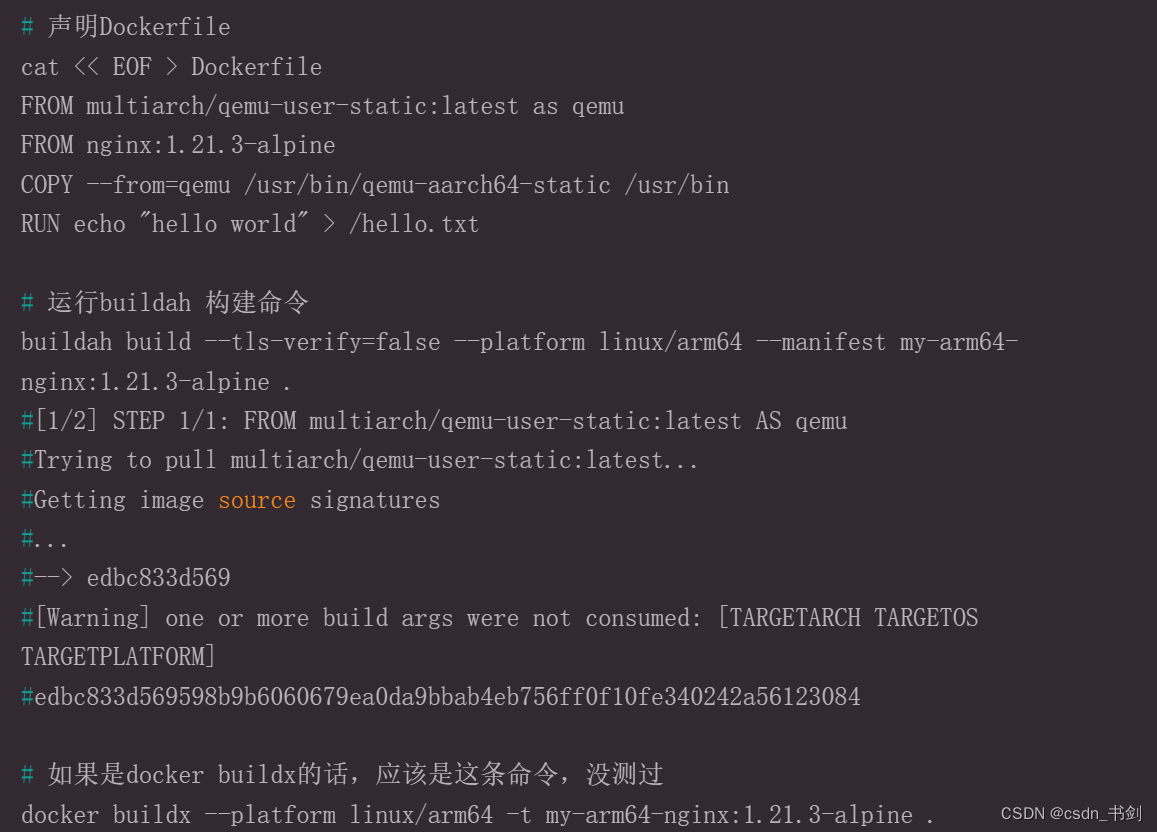 docker 运行异构镜像_docker run --platform-CSDN博客
