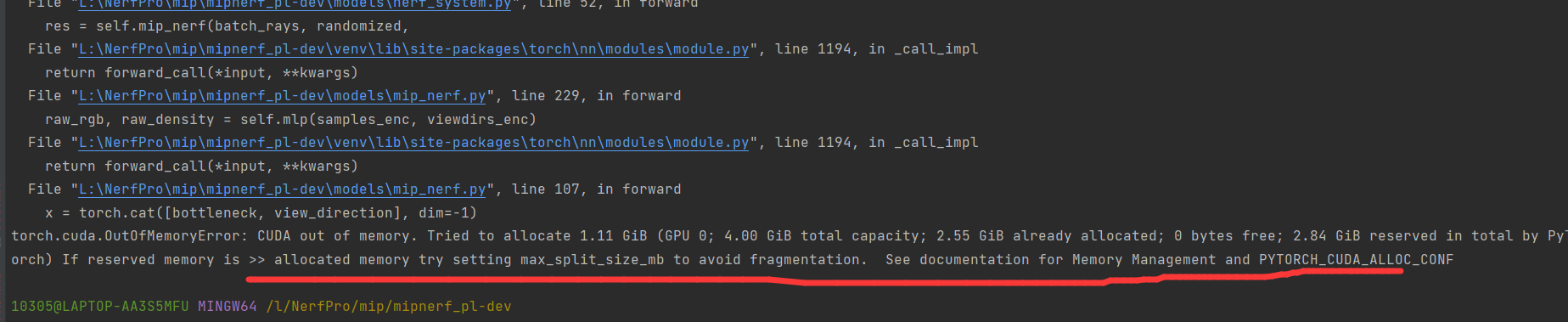 Mip-Nerf三维重建代码复现教程——环境配置_mip-nerf代码运行-CSDN博客