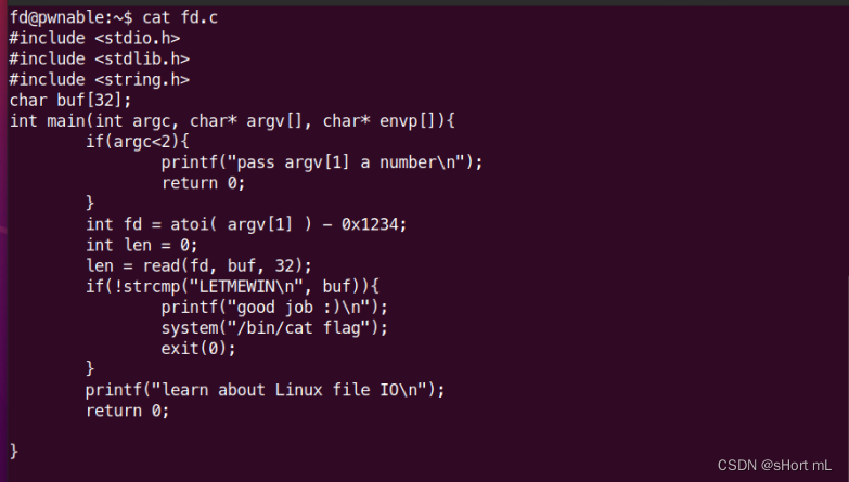 [pwnable.kr]幼儿瓶-kd-CSDN博客