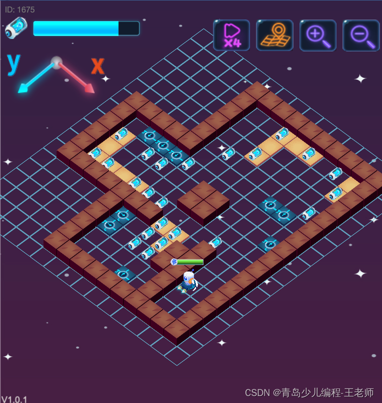 ICode国际青少年编程竞赛- Python-5级训练场-综合练习7_icode综合练习7-CSDN博客