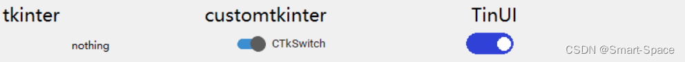 tkinter&Custormtkinter&TinUI控件对比_customtkinter ctkcheckbox 多选-CSDN博客