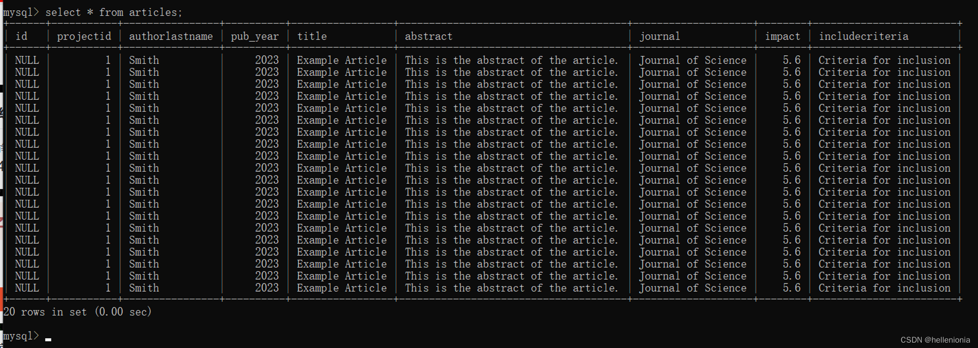 【mysql】VScode下用python语句实现对mysql的基本操作-CSDN博客