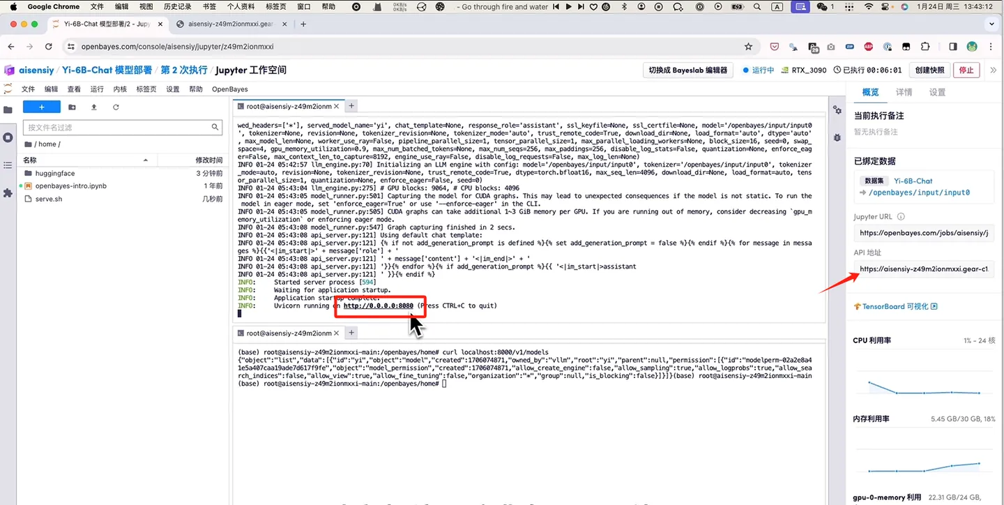 【openbayes 官方教程】在模型训练中使用子域名访问服务openbayes可以用来部署服务吗 Csdn博客