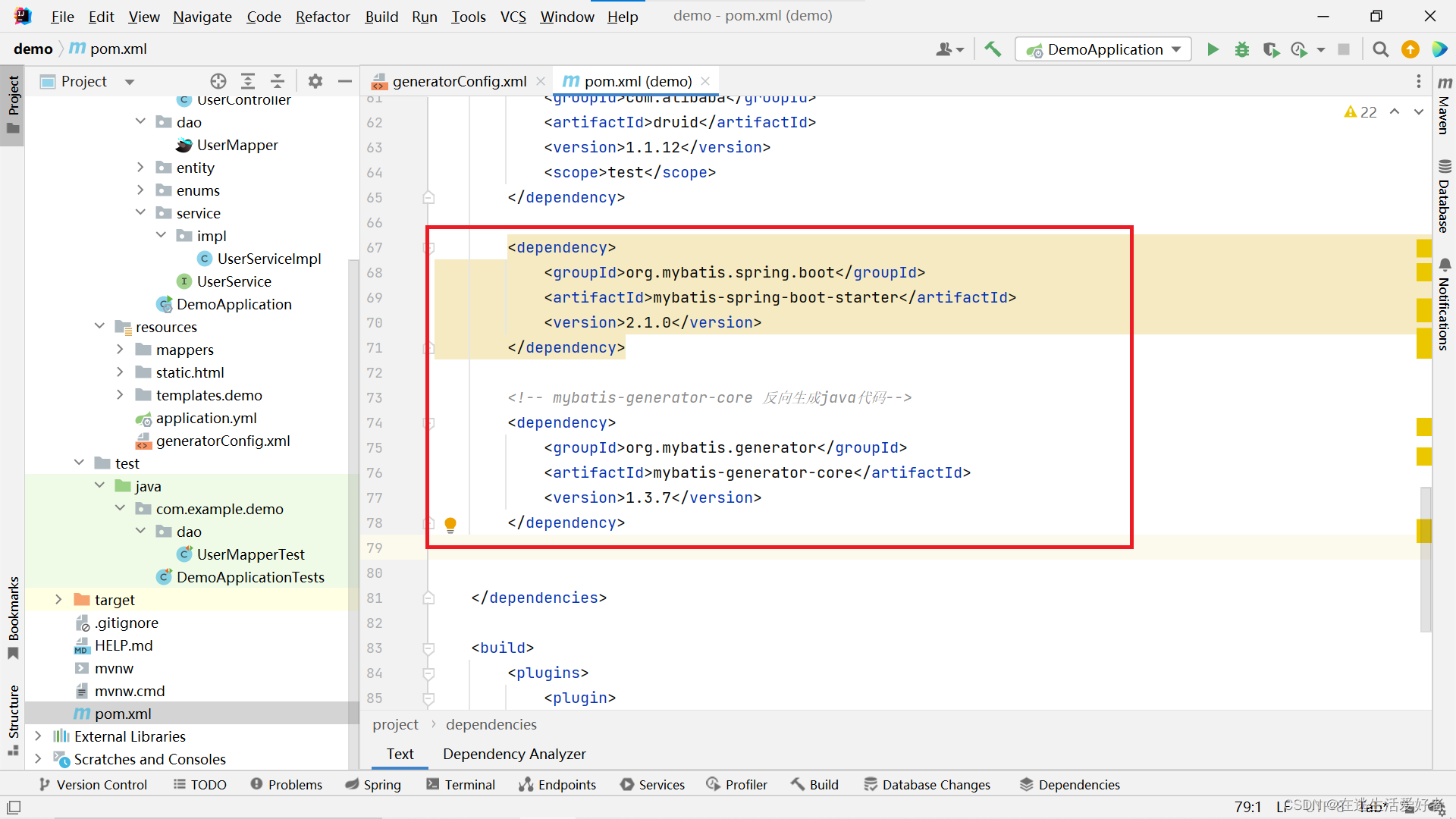mybatis插件generatorConfiguration.xml配置中http://mybatis.org/dtd/mybatis-generator-config_1_0.dtd报红 ...