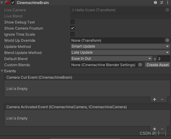 Unity插件-Cinemachine_unity cinemachinepath-CSDN博客