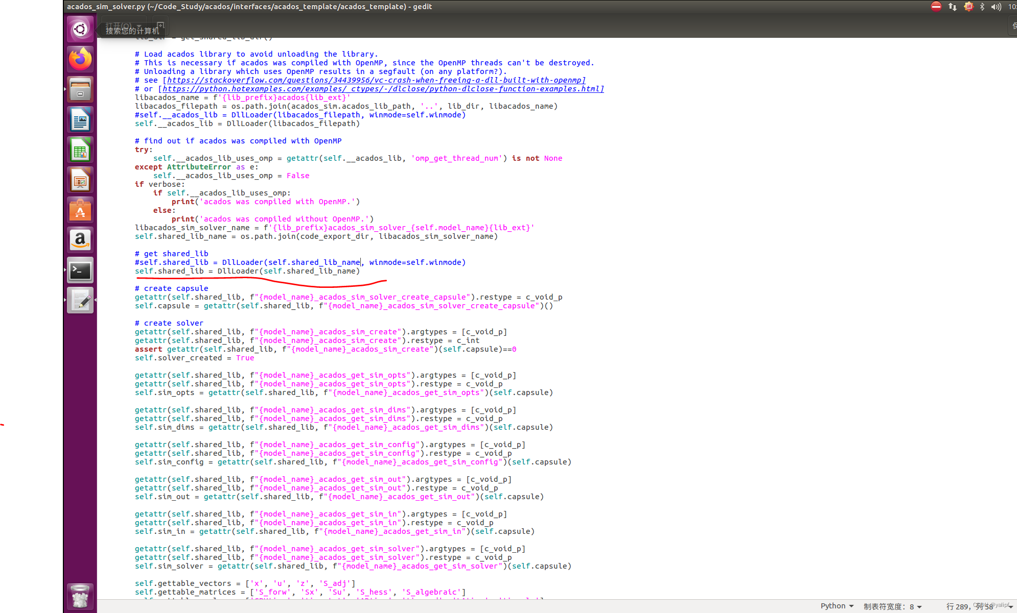 acados_TypeError: __init__() got an unexpected keyword argument ‘winmode‘_libraryloader ...