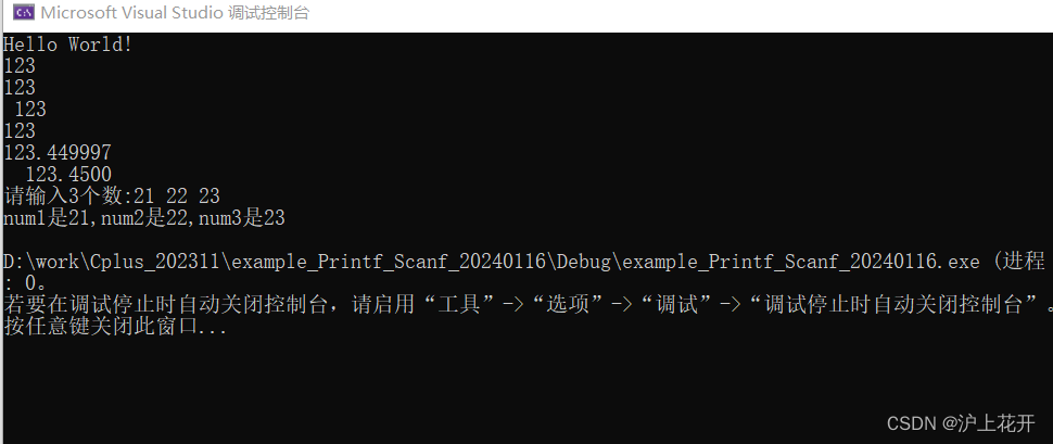 C语言学习，测试Printf、Scanf_测试printf的测例-CSDN博客