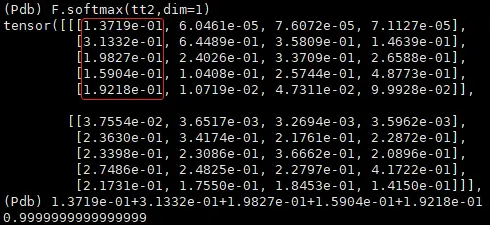 torch.nn.function.softmax（logits，dim=-1）各参数代表什么意思?_nn.softmax(dim=-1 ...