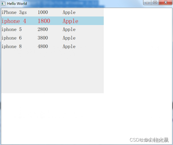 QML学习十五：ListView的简单使用（内建Model）_qml listview model-CSDN博客