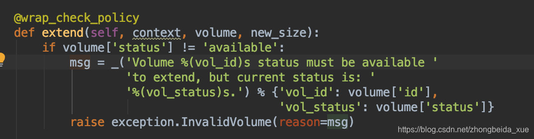 OpenStack cinder extend volume（卷扩容）_openstack磁盘扩容界面上操作不了-CSDN博客