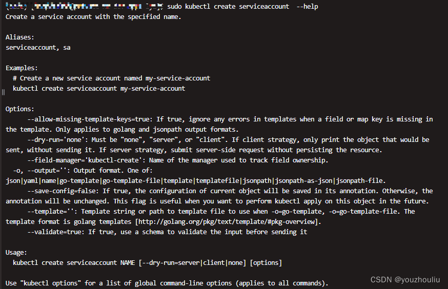 kubectl 命令详解（二十七）：create serviceaccount_kubectl create serviceaccount-CSDN博客