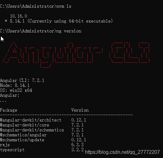 win10系统下，使用scoop工具下的nvm工具管理多个版本的node和angular/cli_管理angular版本工具-CSDN博客
