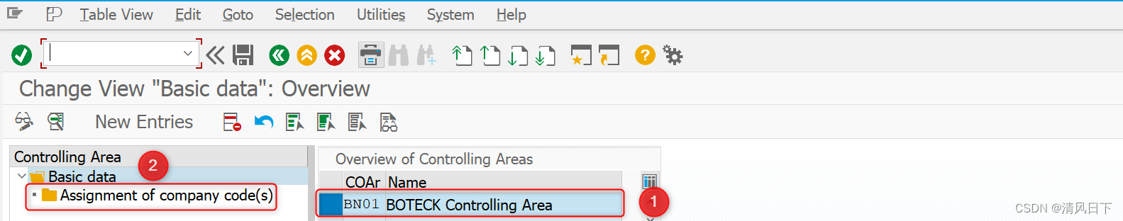 3 CO配置-企业结构-分配-把公司代码分配给成本控制范围(OX19-Assign company code to controlling ...