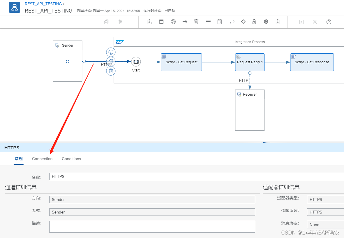 CPI调用ABAP rest api (https) （SICF里创建的rest api)_request reply cpi-CSDN博客