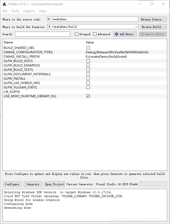 windows下使用CMake构建工程：cmake-gui+Visual Studio_visual studio cmakegui 在哪打开-CSDN博客