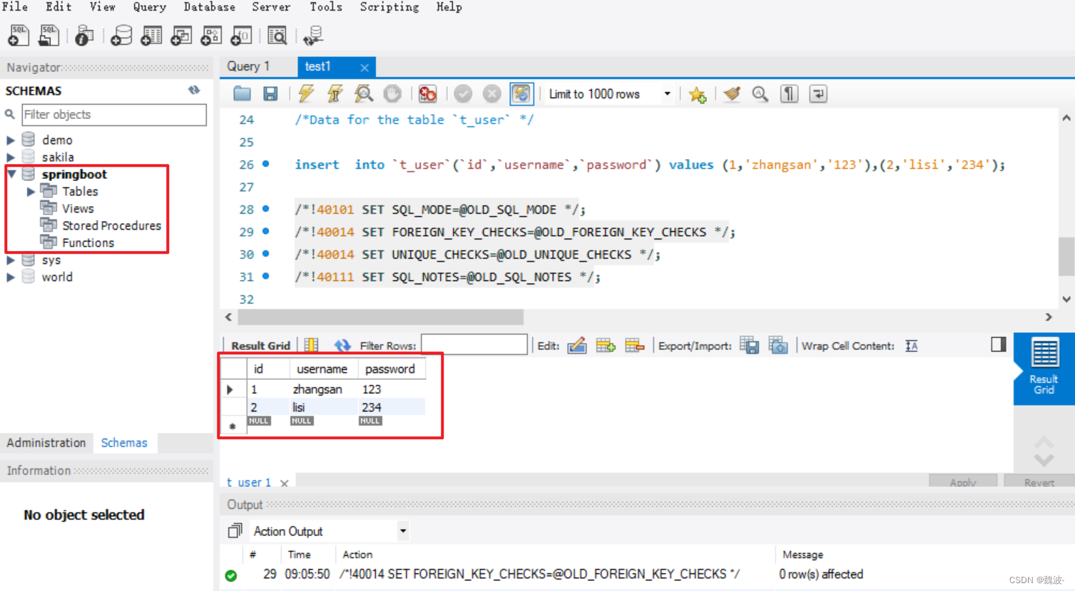 springboot集成MyBatis和MySQL_springboot集成mybatis mysql-CSDN博客