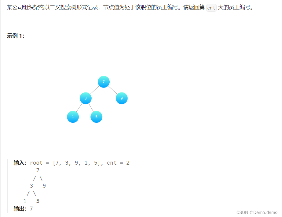 Leetcode刷题笔记题解(c):lcr 174 寻找二叉搜索树中的目标节点lcr174 Csdn博客