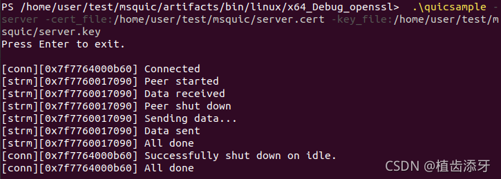 基于linux的MsQUIC编译及样例运行-CSDN博客