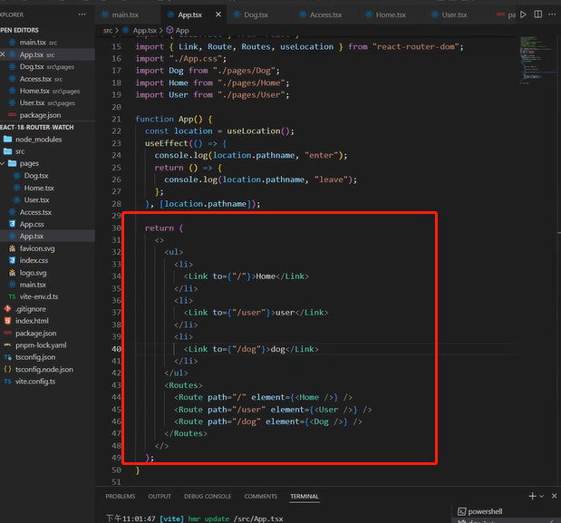 react-router-dom6学习12-如何使用路由监听上_react-router-dom6 路由监听-CSDN博客
