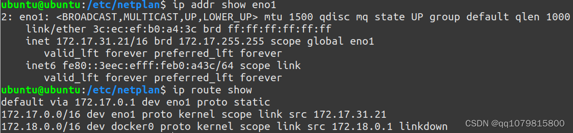 ubuntu 20.04 live server 设置静态IP_ubuntu20.04server配置ip-CSDN博客