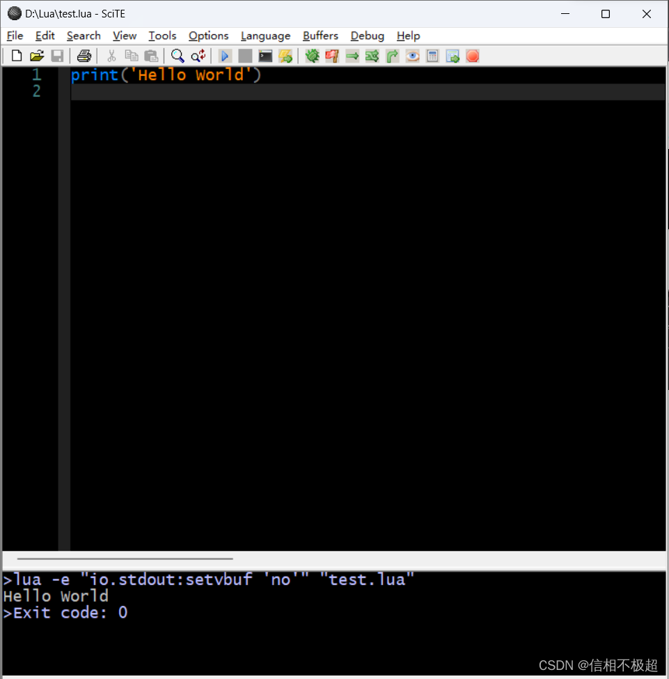 Lua嵌入式脚本与SciTE文本编辑器教程-CSDN博客