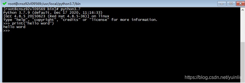 linux python 安装_yum install: error: unrecognized arguments: --rein-CSDN博客