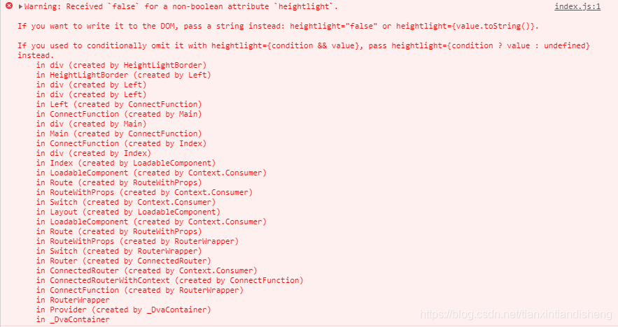 接收到非布尔属性 Warning: Received `false` for a non-boolean attribute `xxx`-CSDN博客
