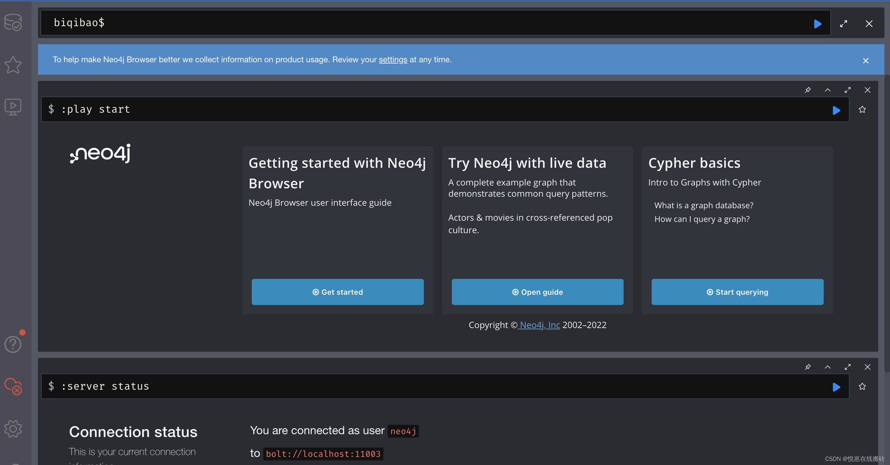 Neo4j的安装和使用（mac）_mac安装neo4j-CSDN博客
