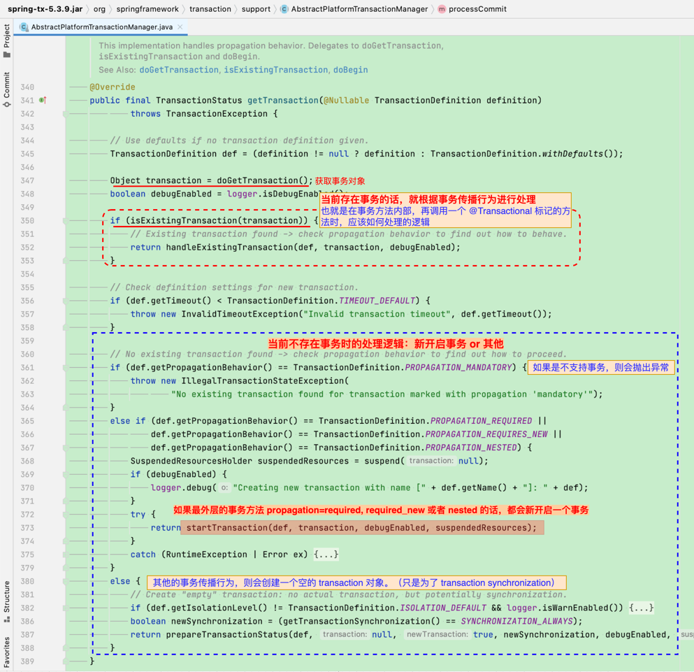 【老王读Spring Transaction-5】Spring事务传播行为propagation behavior的实现原理_propagationbehavior-CSDN博客