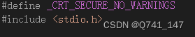 VS中使用scanf时出现 错误 1 error C4996 的解决办法_c4996 crt secure no warnings. see online help for -CSDN博客