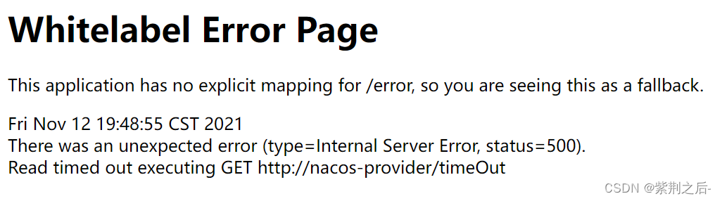 OpenFeign超时时间控制_feign.feignexception$gatewaytimeout:-CSDN博客