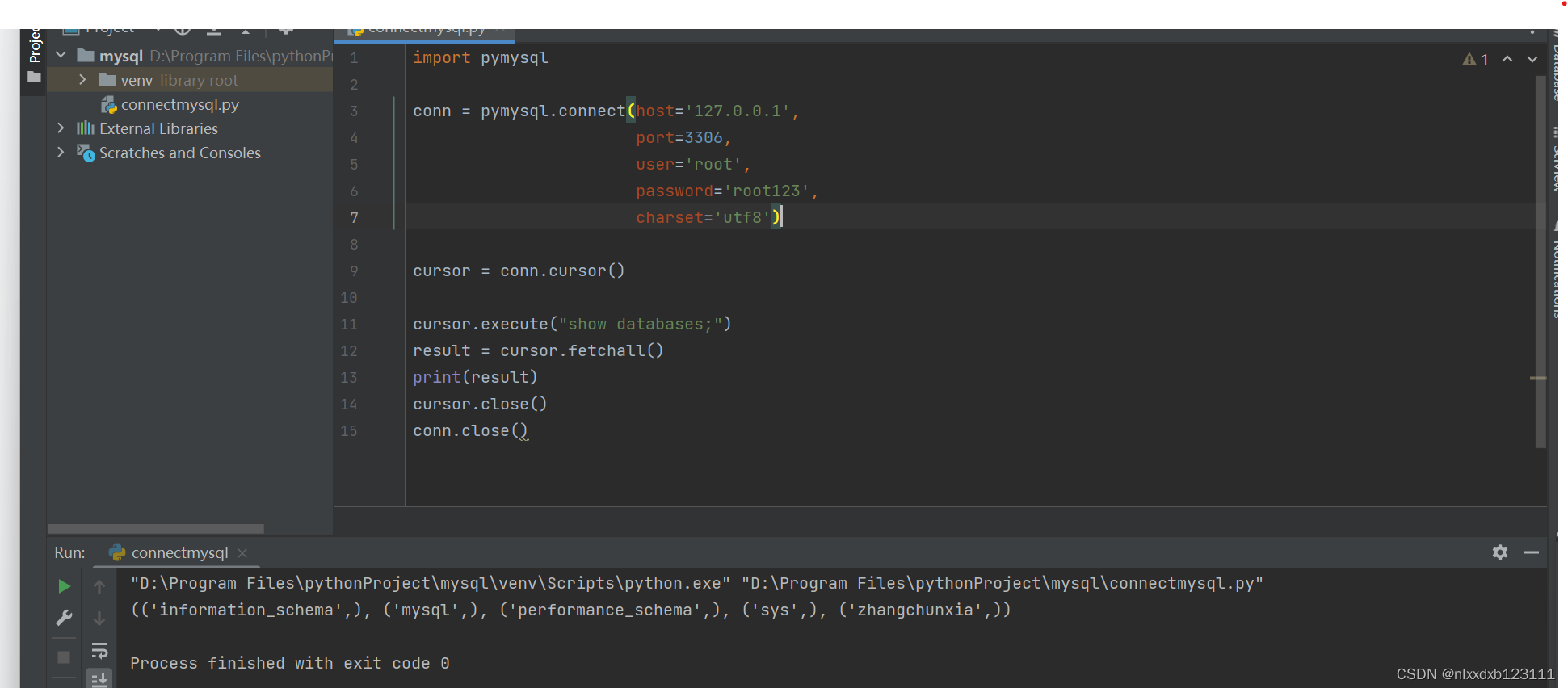 Python中连接mysq时出现1045，“Access denied for user ‘root‘ ...’’”_pymysql 1045-CSDN博客