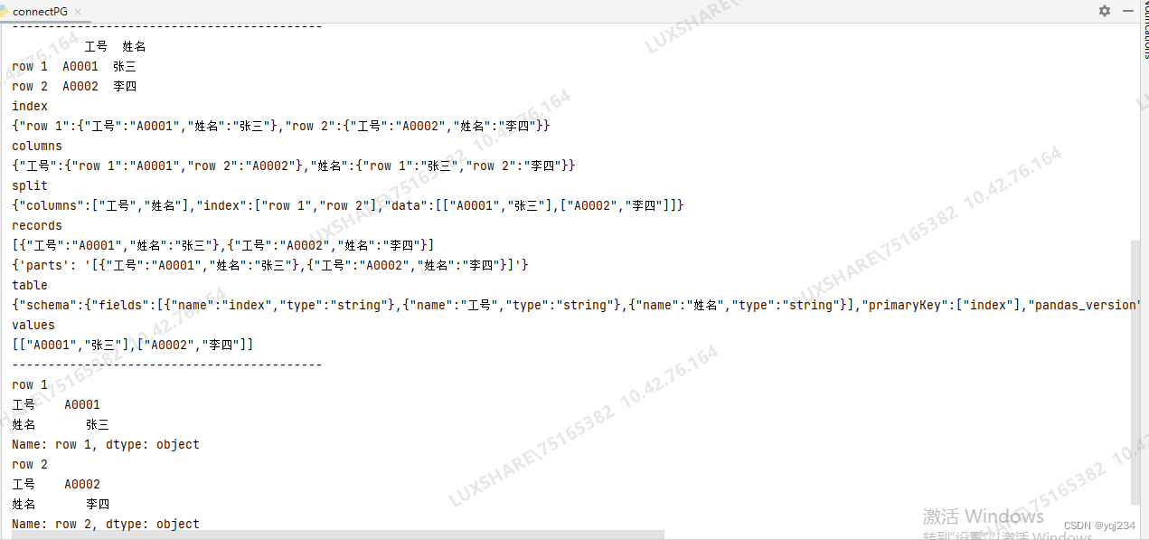 DataFrame转化为json的方法教程_dataframe转json-CSDN博客
