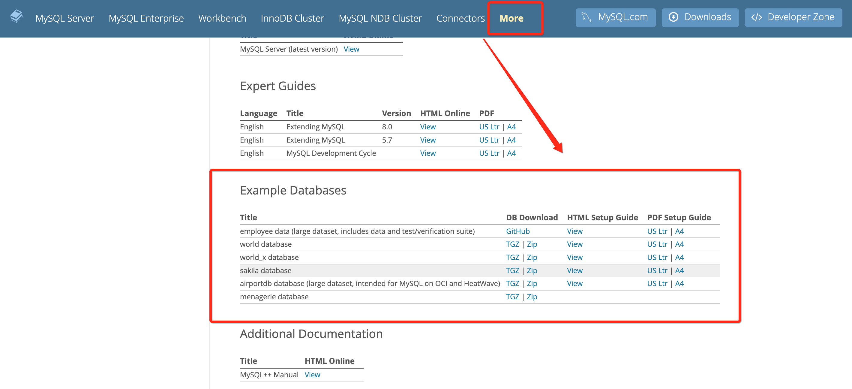 【MySQL】MySQL 官方示例数据库如何下载_mysql数据库下载-CSDN博客