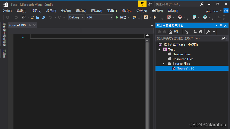 Visual Studio 2017入门教程丨如何运行一个Fortran程序_matlab2016a visual studio2017 配置 fortran-CSDN博客