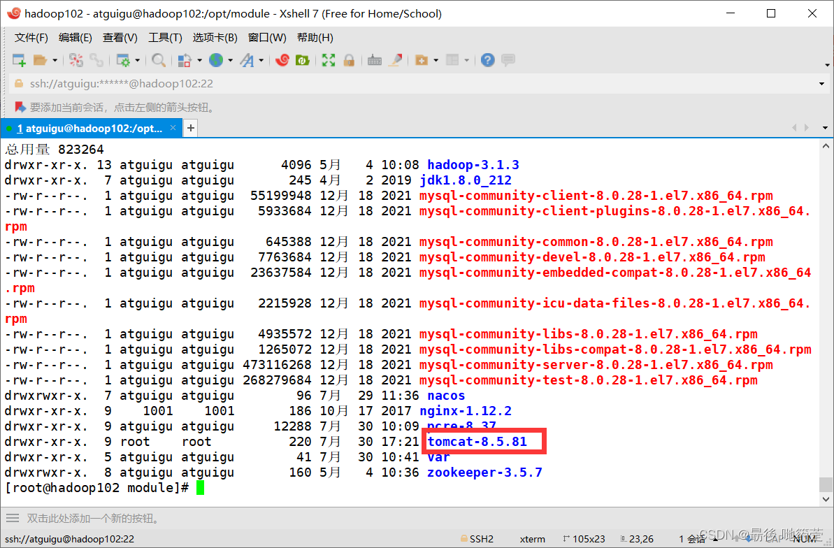 Linux系统中安装tomcat详细过程_linux tomcat8下载-CSDN博客
