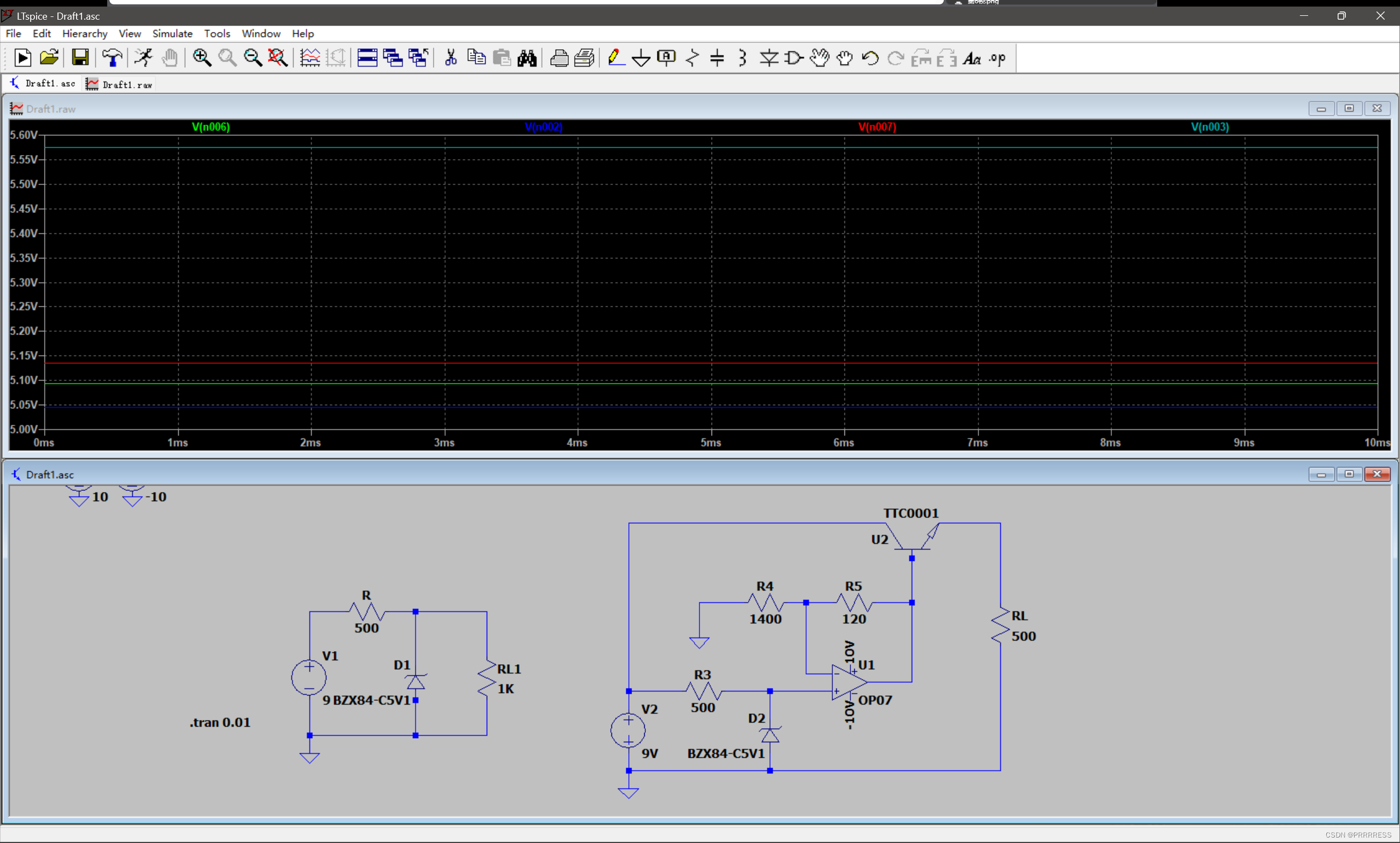 【学习记录】LTspice简单使用-齐纳二极管搭建稳压电路（包括spice模型的简单导入）_ltspice 稳压管-CSDN博客