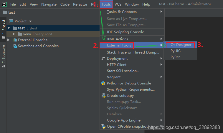 PyCharm安装PyQt5及其工具（Qt Designer、PyUIC、PyRcc）详细教程-CSDN博客