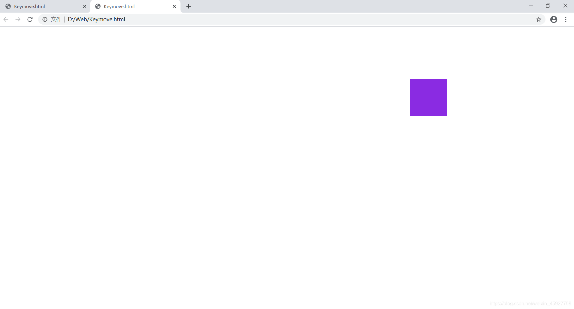 JavaScript练习（三）——键盘移动div_switch(event.keycode){ case 37: box1.style.left = -CSDN博客