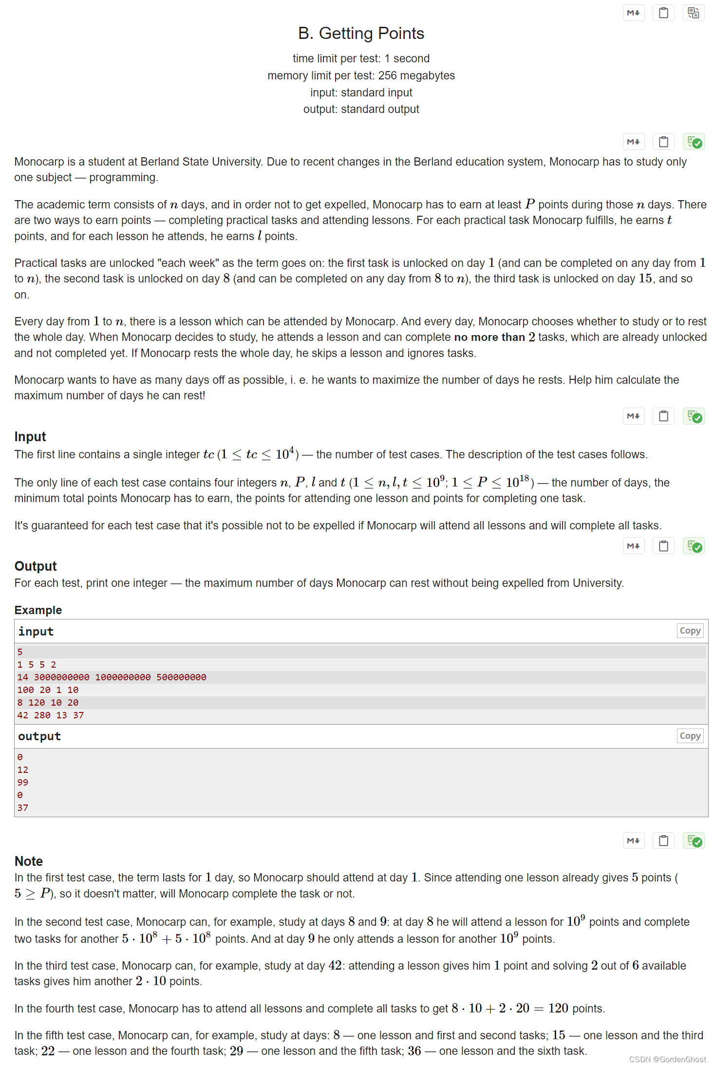 Getting Points（Round 159）-CSDN博客