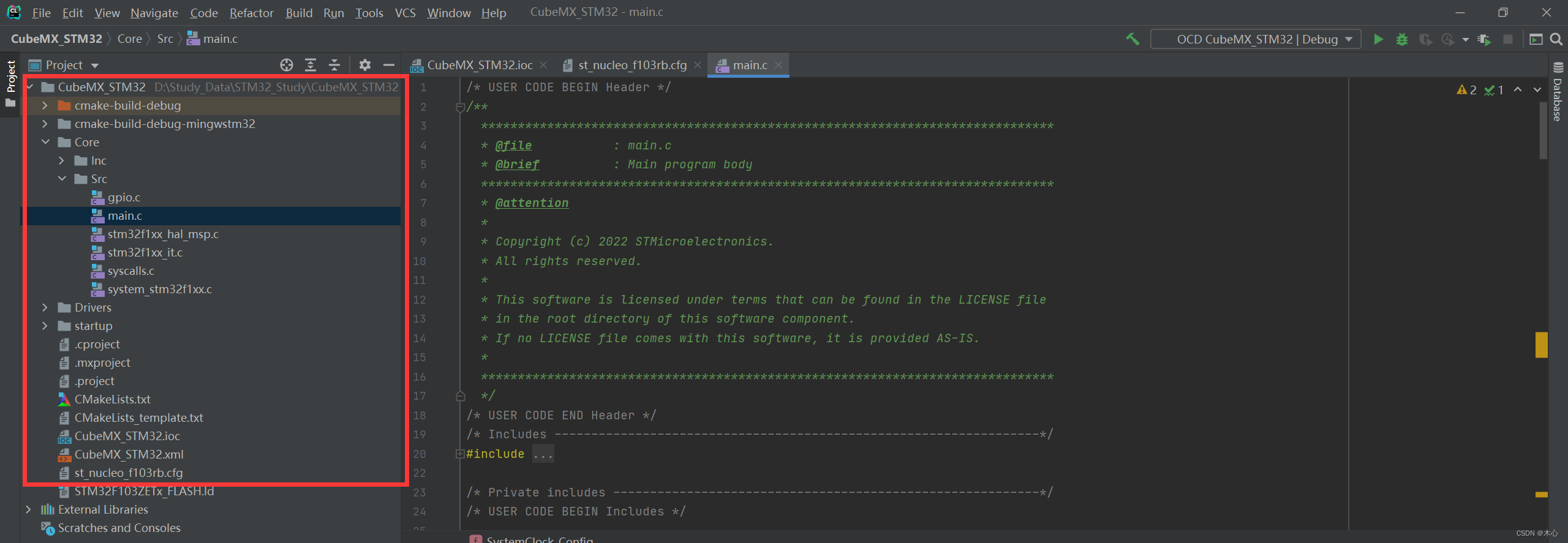 配置Clion和CubeMX联合开发环境（支持编译、直接烧录）_cubemx clion-CSDN博客